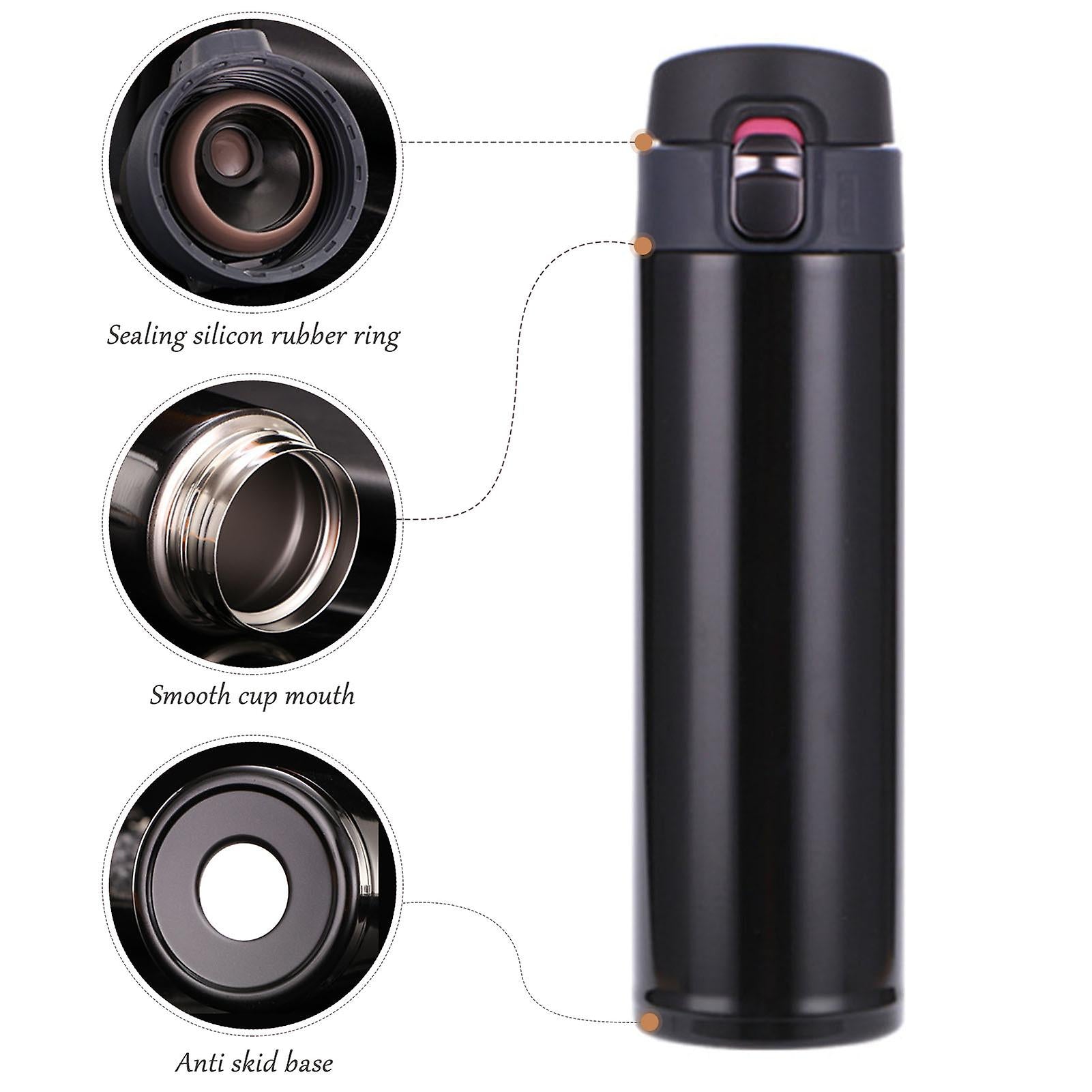 Black Steel Bottle Flask Bottle Water Bottle black-steel-bottle-flask-bottle-water-bottle